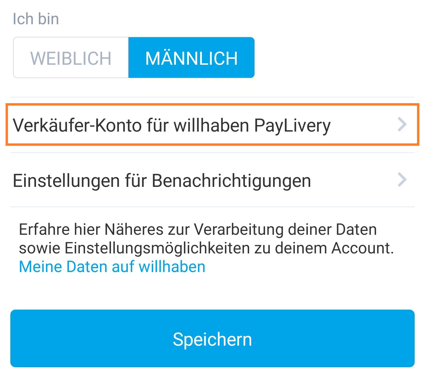 Wie kann ich meine bei Paylivery hinterlegten Daten ändern? – willhaben ...